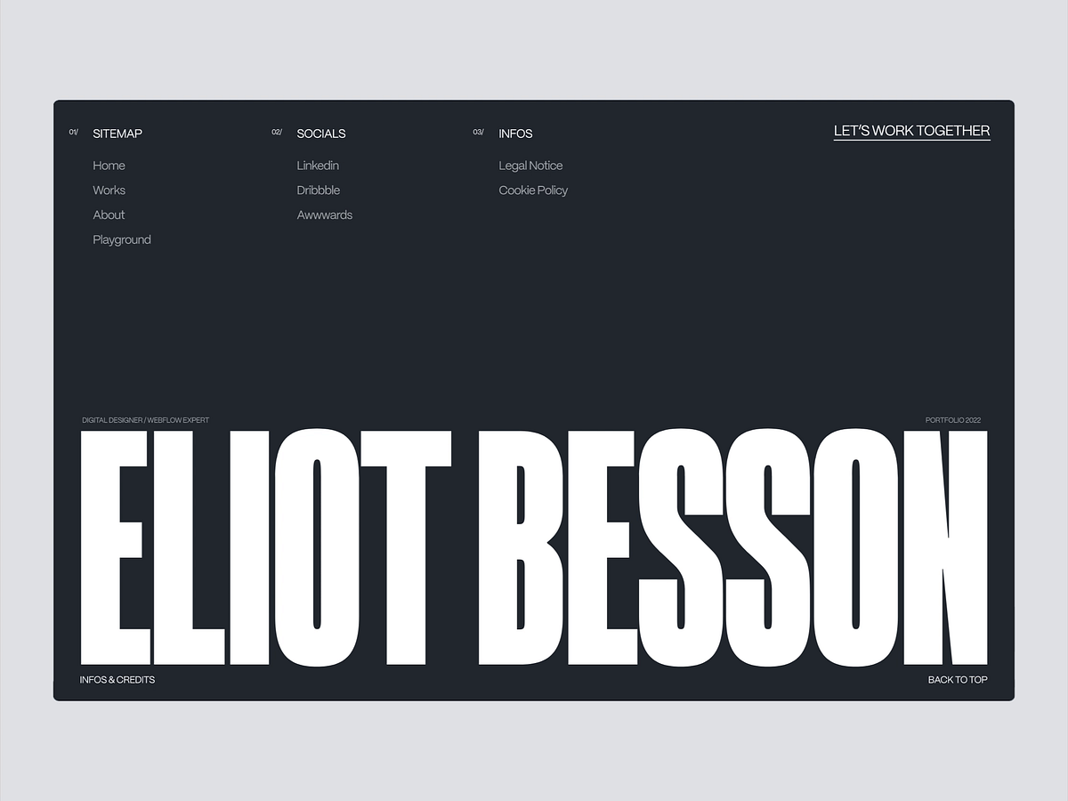 Browse thousands of Footer Design images for design inspiration | Dribbble