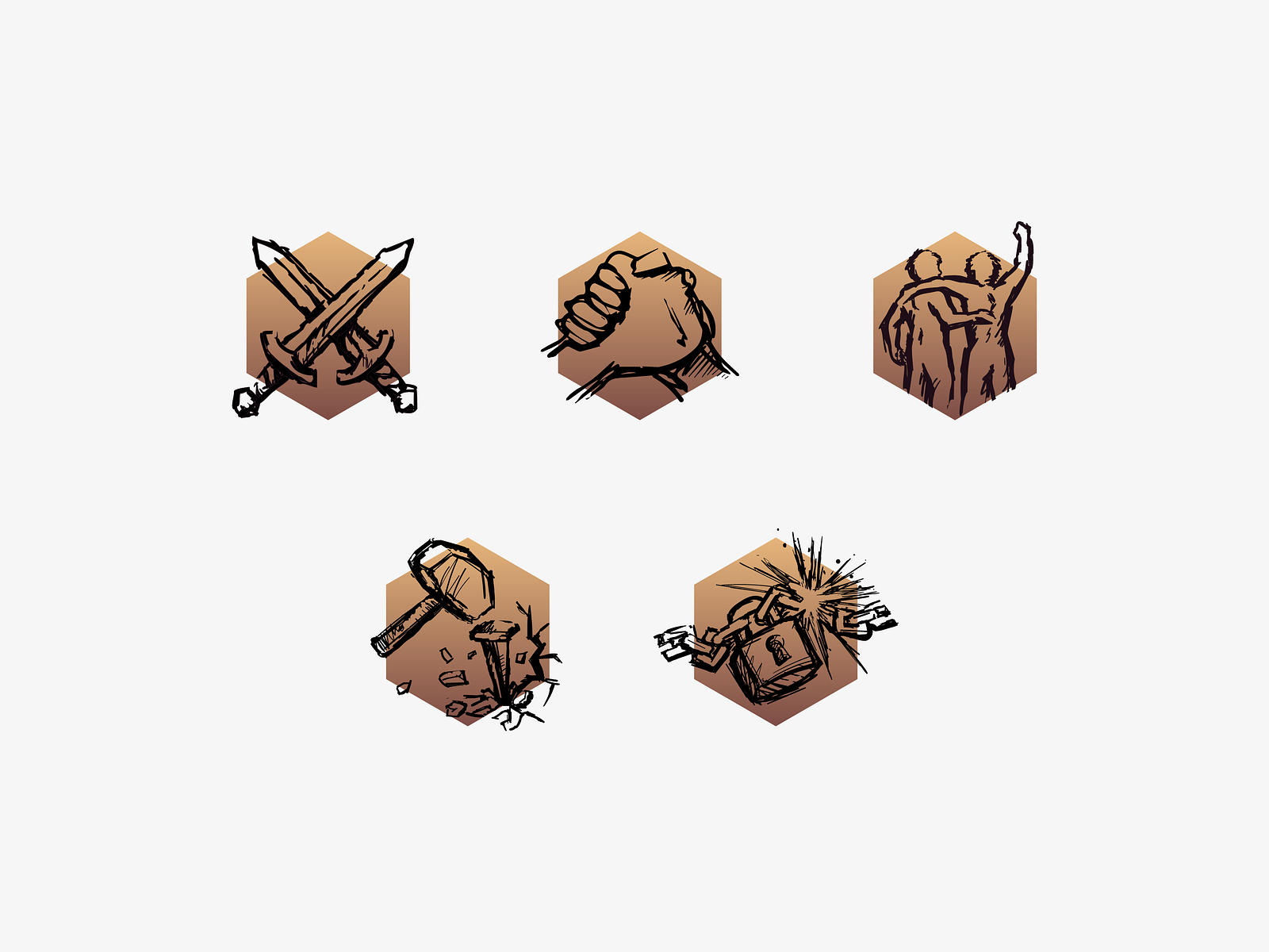 WeTrainMen Custom Key Art by Jonathan Puckett on Dribbble