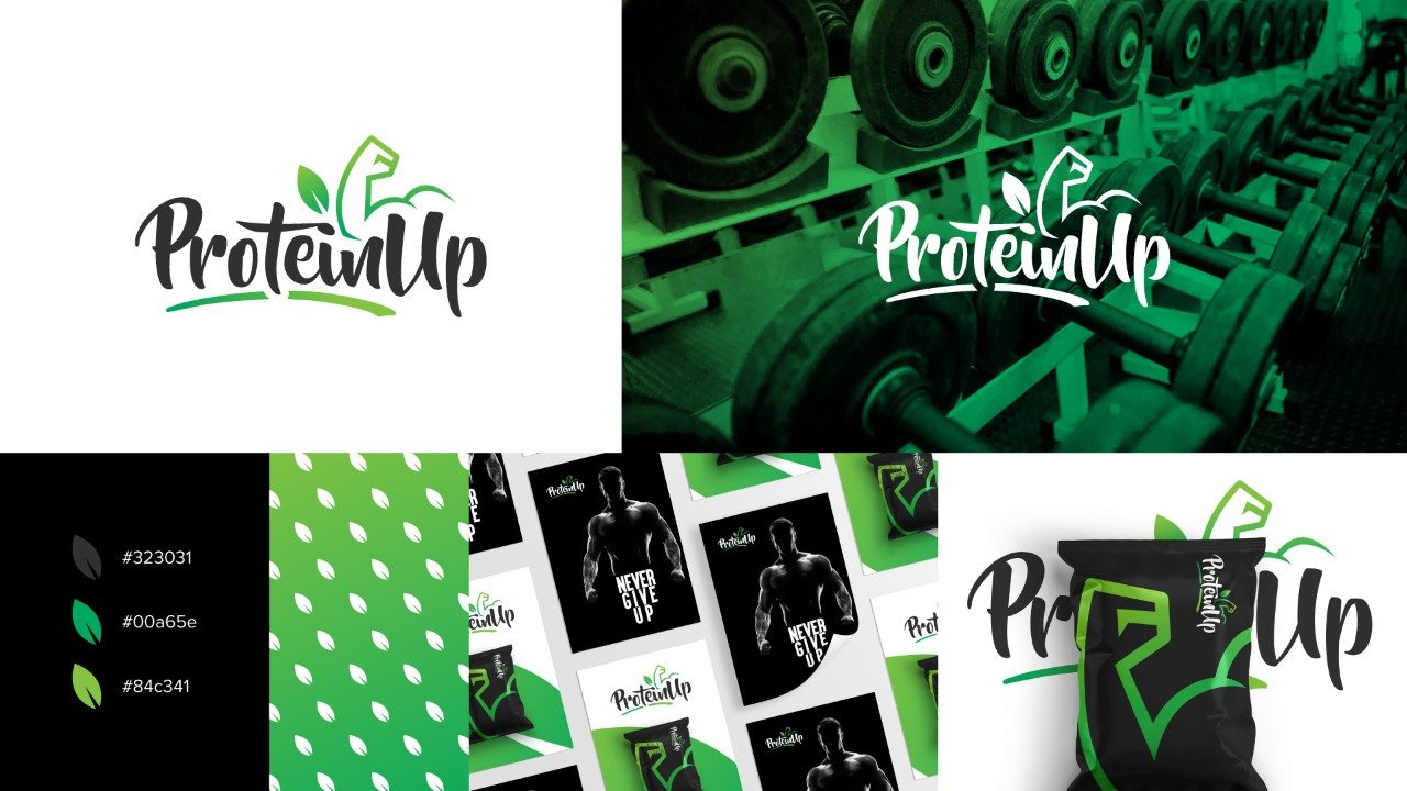 ProteinUp - Logo by WebMantra Technologies on Dribbble