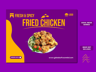 Fried Chicken Banner designs, themes, templates and downloadable ...