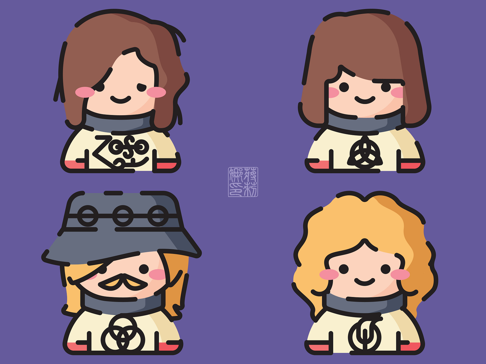 Led Zeppelin Icon by Nathania Desmonda on Dribbble