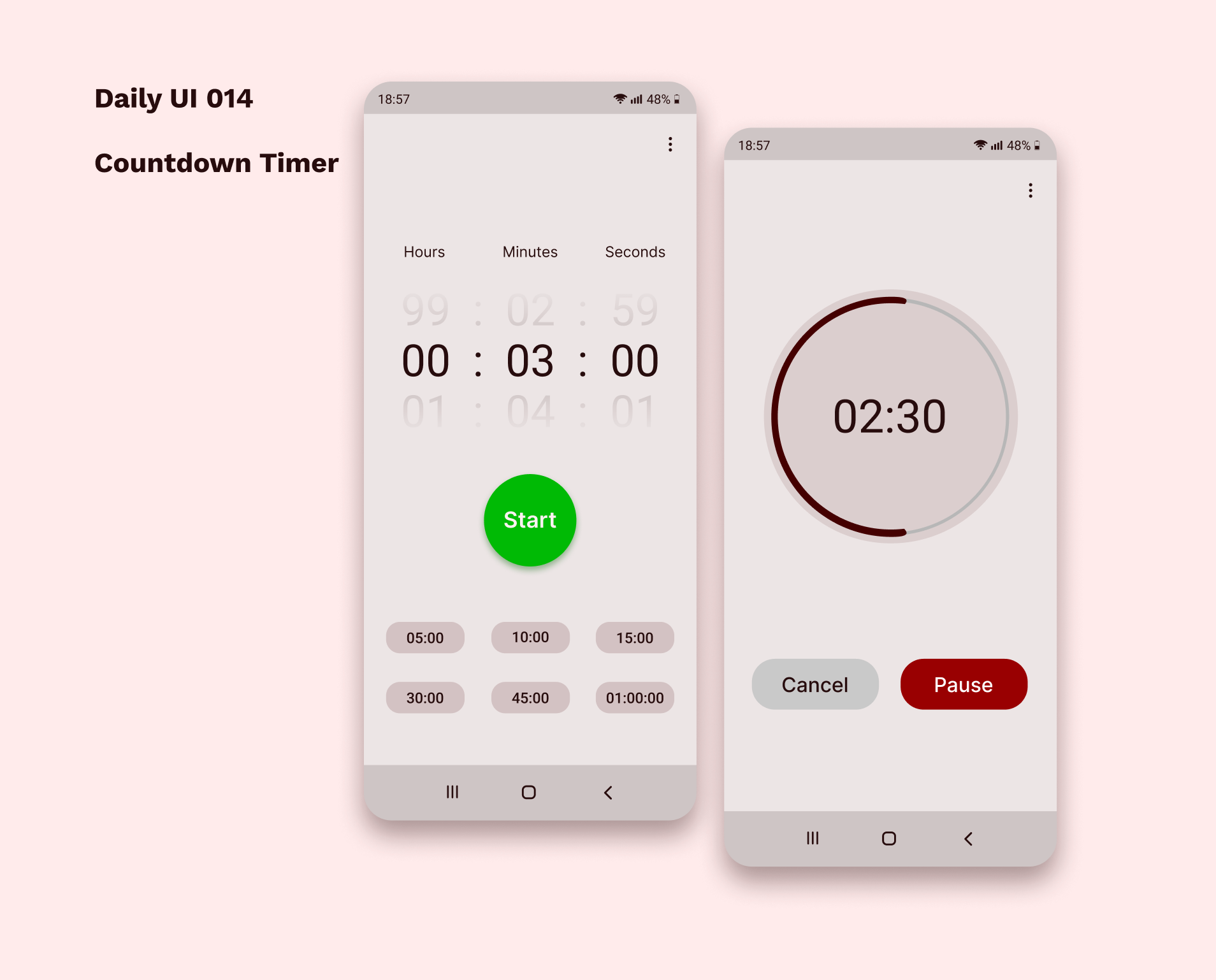 Daily UI 014 - Countdown Timer by Jenny Villaver on Dribbble
