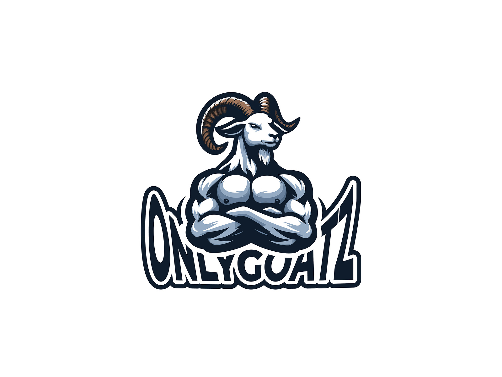 Strong Goat Esports Mascot Logo by 78vector on Dribbble