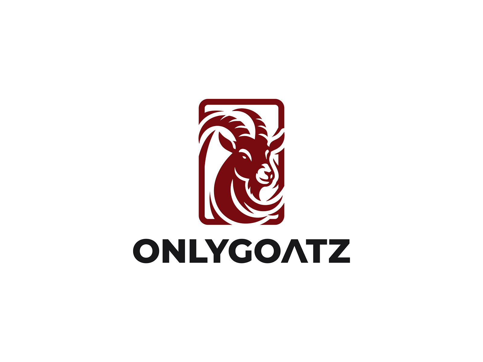 Red Goat Logo Design by 78vector on Dribbble