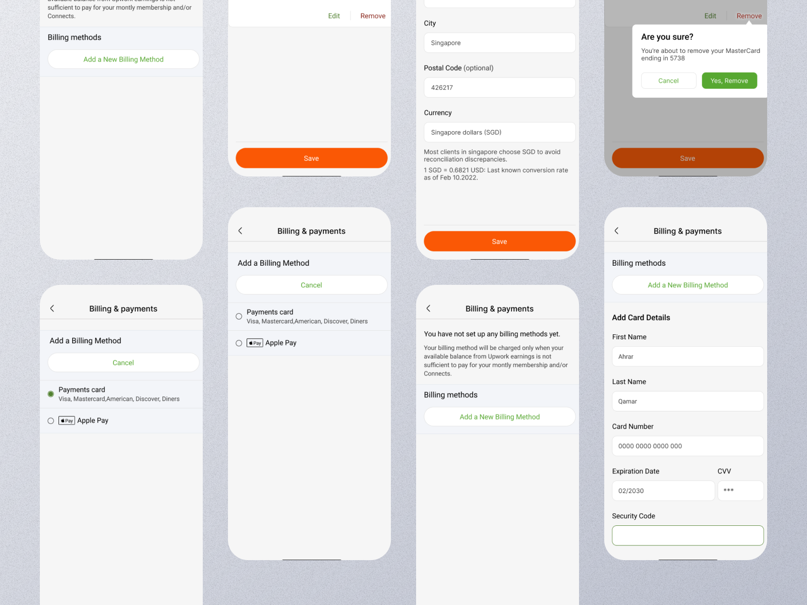 Billing Mobile App Ui By Ui Ants On Dribbble