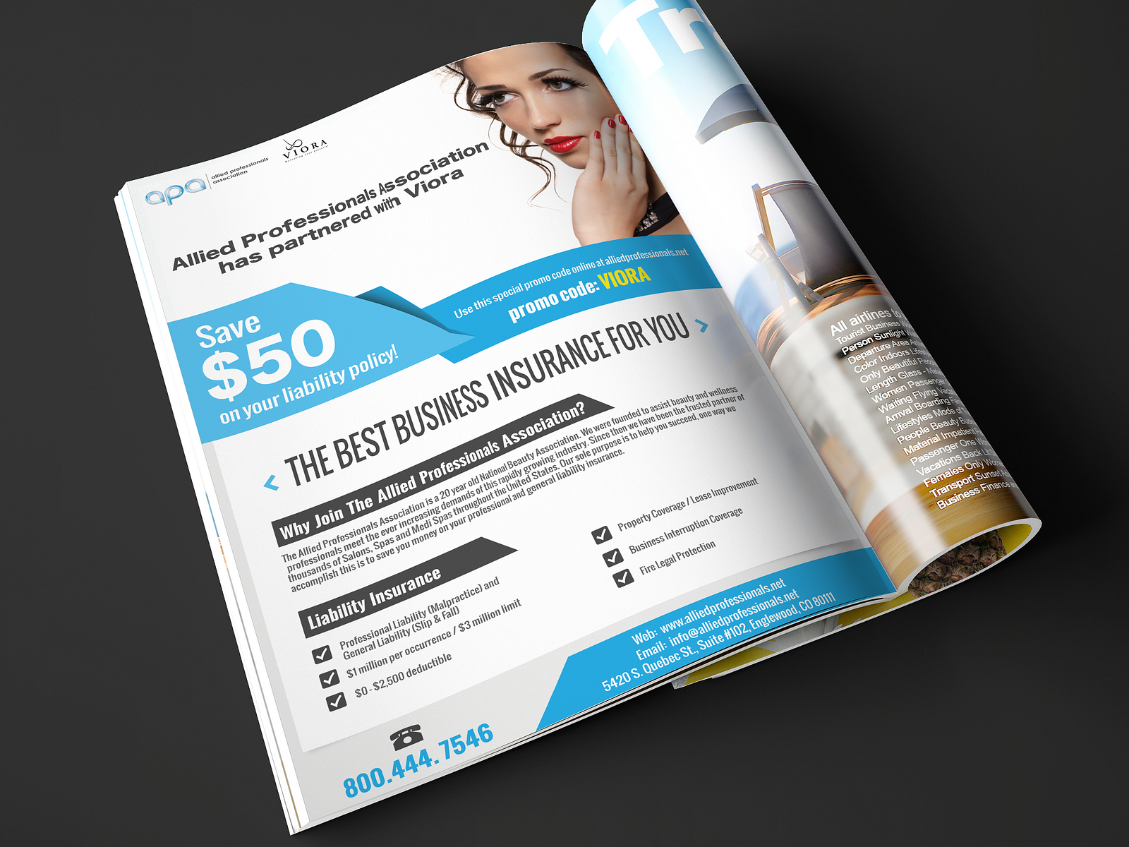 Allied Health Association Print Ad by Shawn Porter on Dribbble
