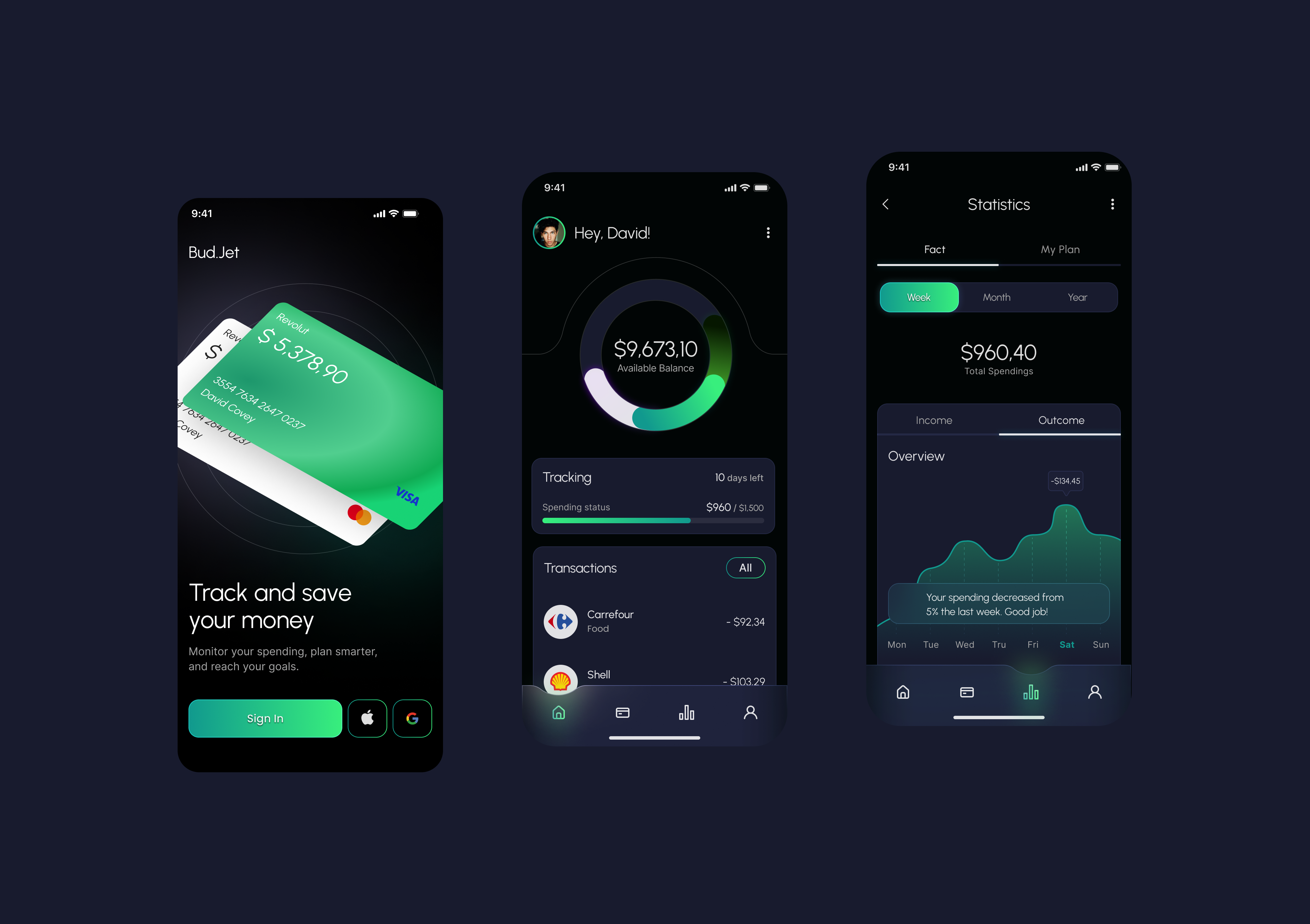 Expense Tracker App Design by YaRa Umanets on Dribbble