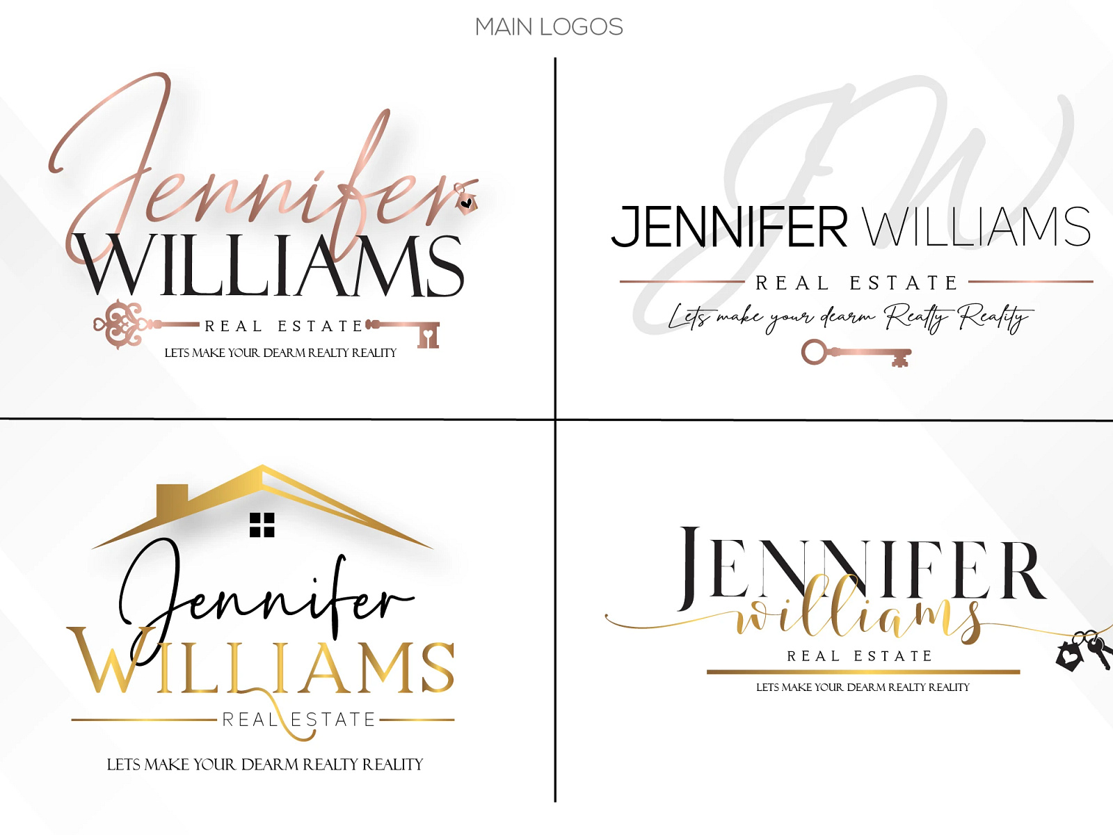 Jennifer Williams Real Estate Logo by S Designs on Dribbble