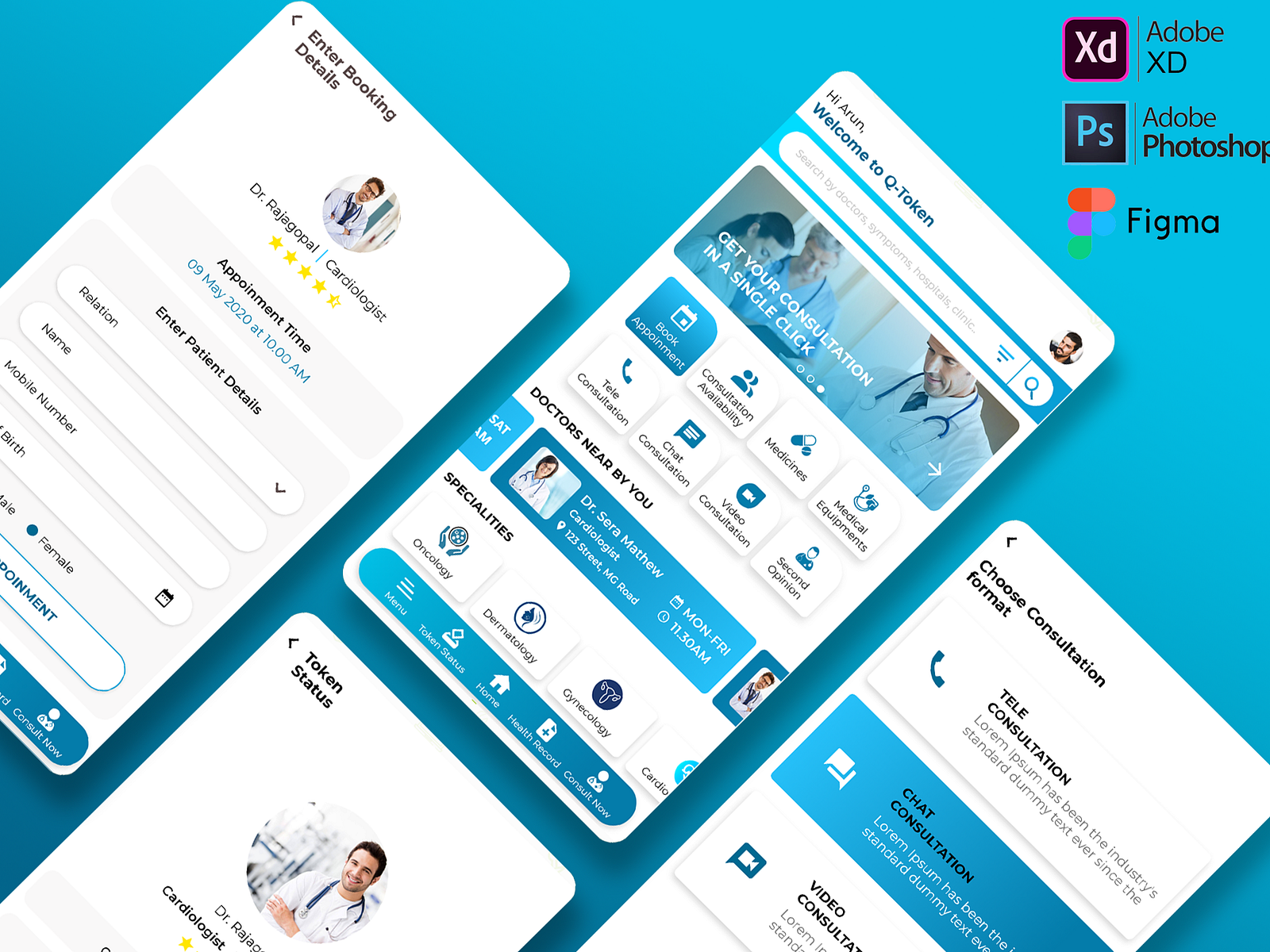 Q-Token by Varnna Sooraj on Dribbble
