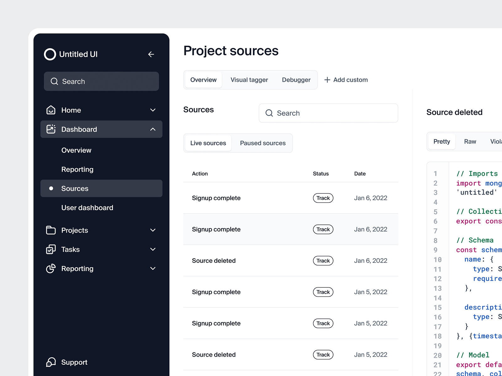 Project sources — Untitled UI by Jordan Hughes® on Dribbble