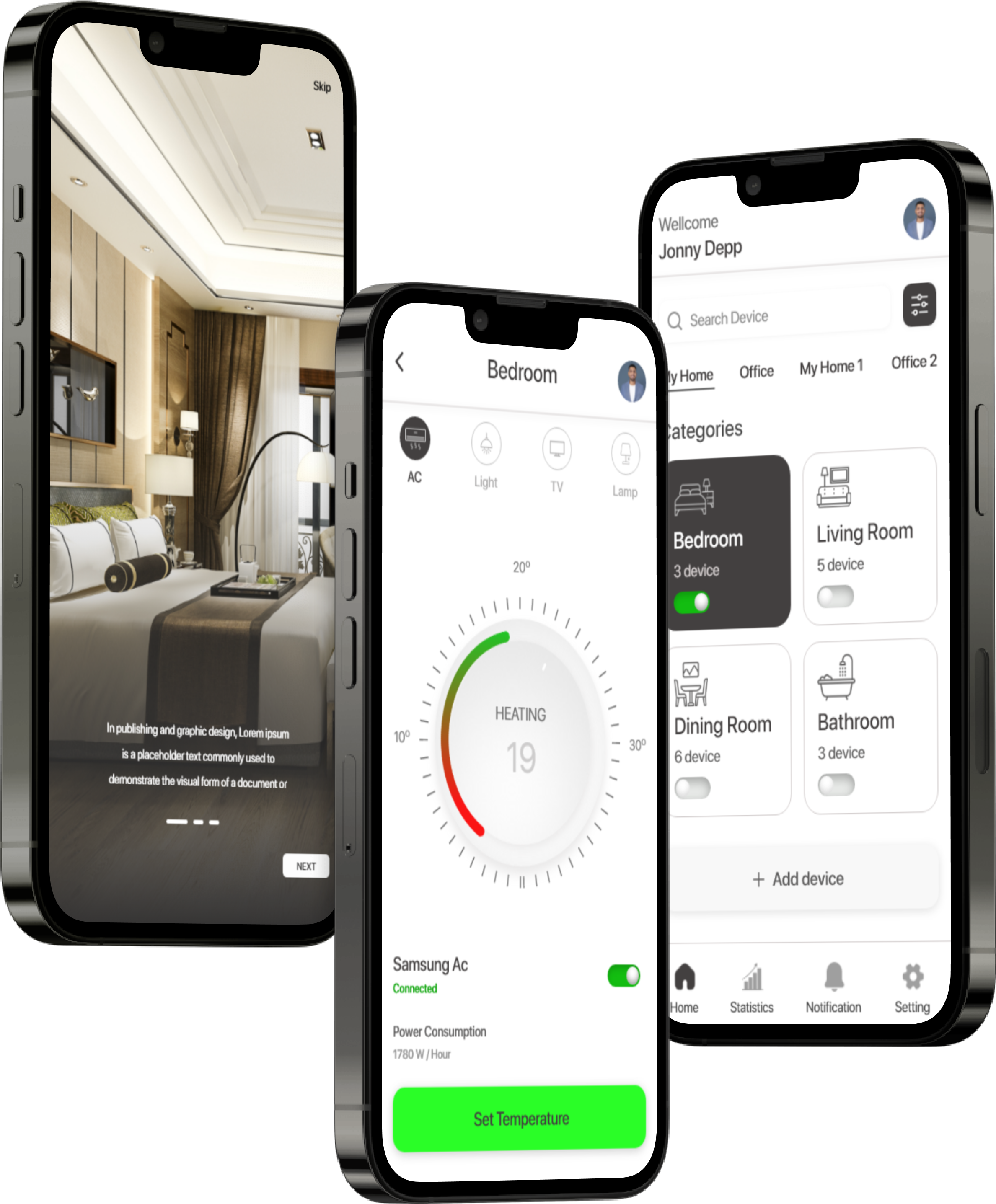 Smart home or office Manager App by Dhruv savaliya on Dribbble