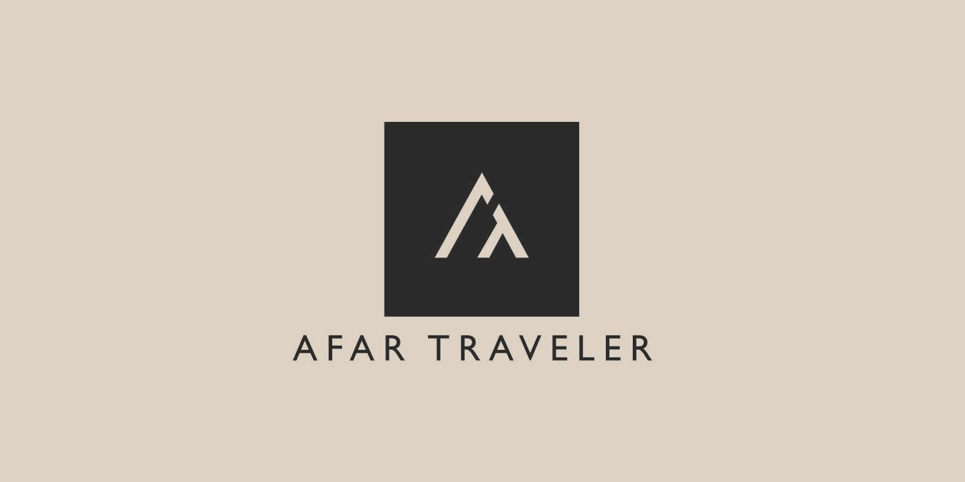 Logo Design for Afar Traveler by Matthew Kearns on Dribbble