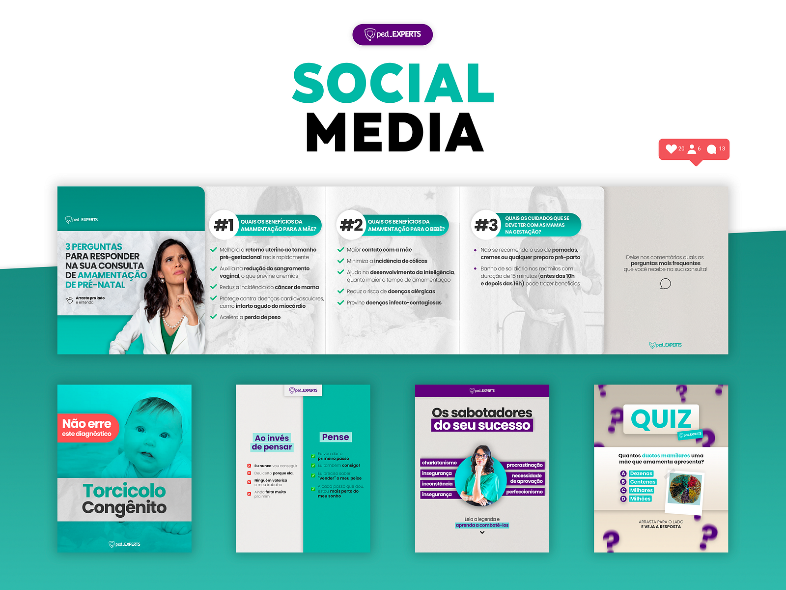 Ped Experts - Social Media by Leandro Miranda on Dribbble