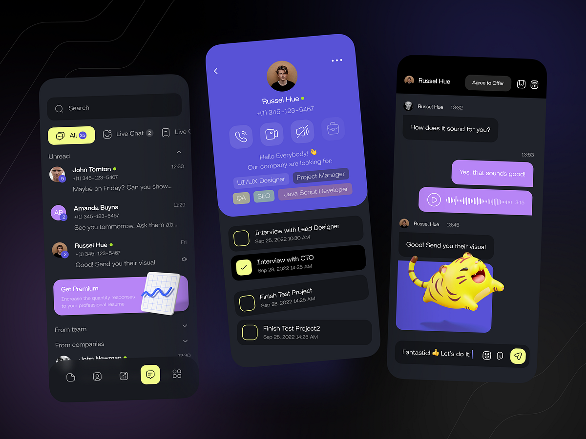 Browse thousands of Chat images for design inspiration | Dribbble