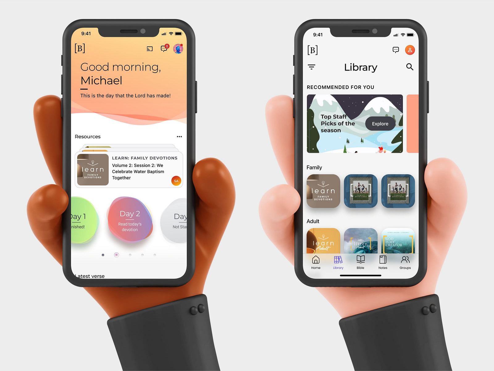 Bible Engagement Project App by Michael Peacock on Dribbble