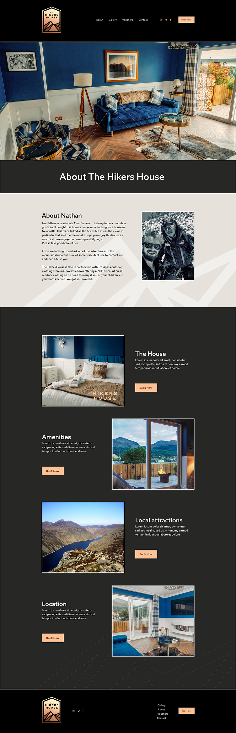 THE HIKERS HOUSE Brand Design by Additude Creative on Dribbble