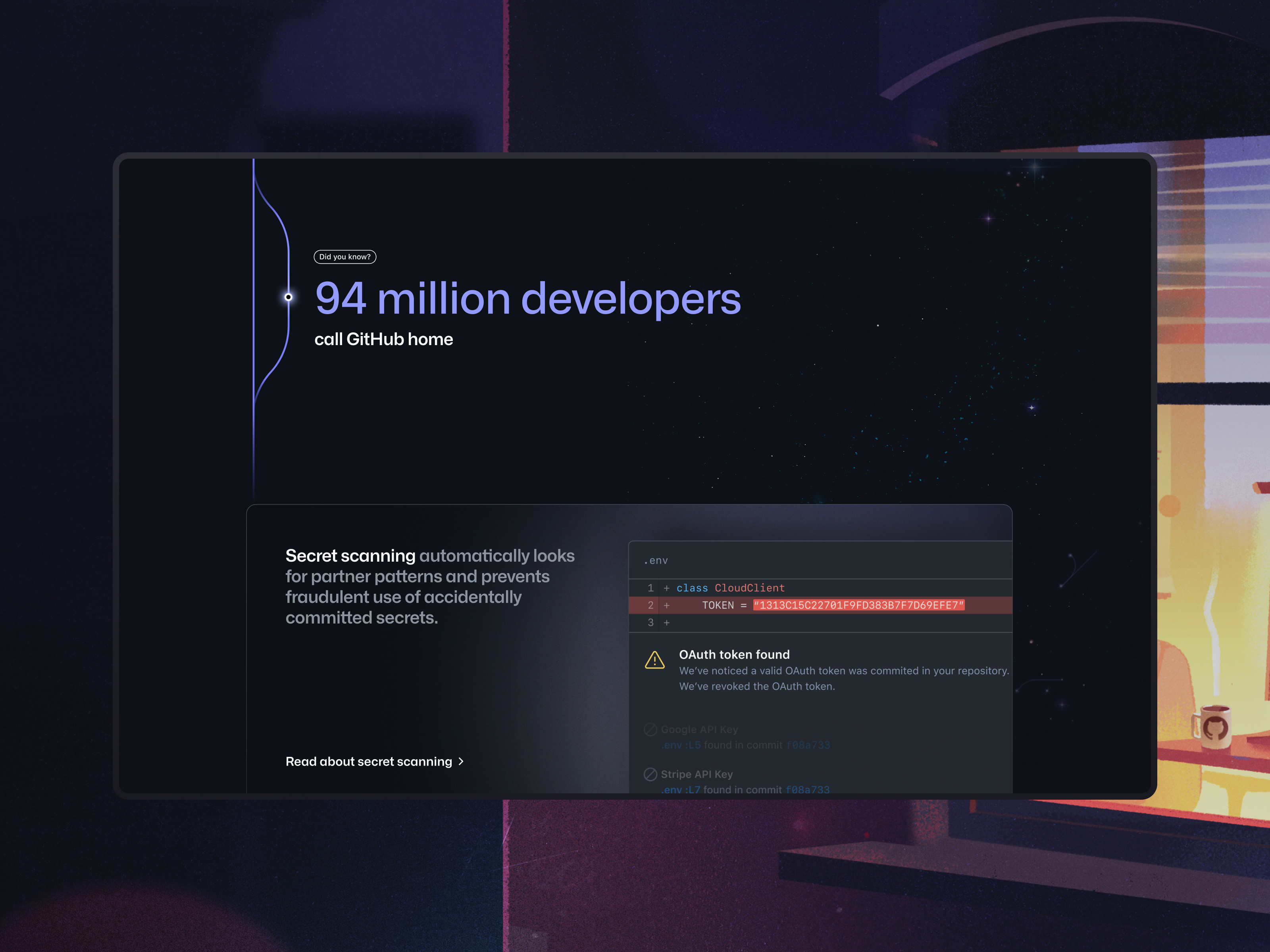 GitHub Home Page Campaign by Jesus Sandrea for GitHub on Dribbble