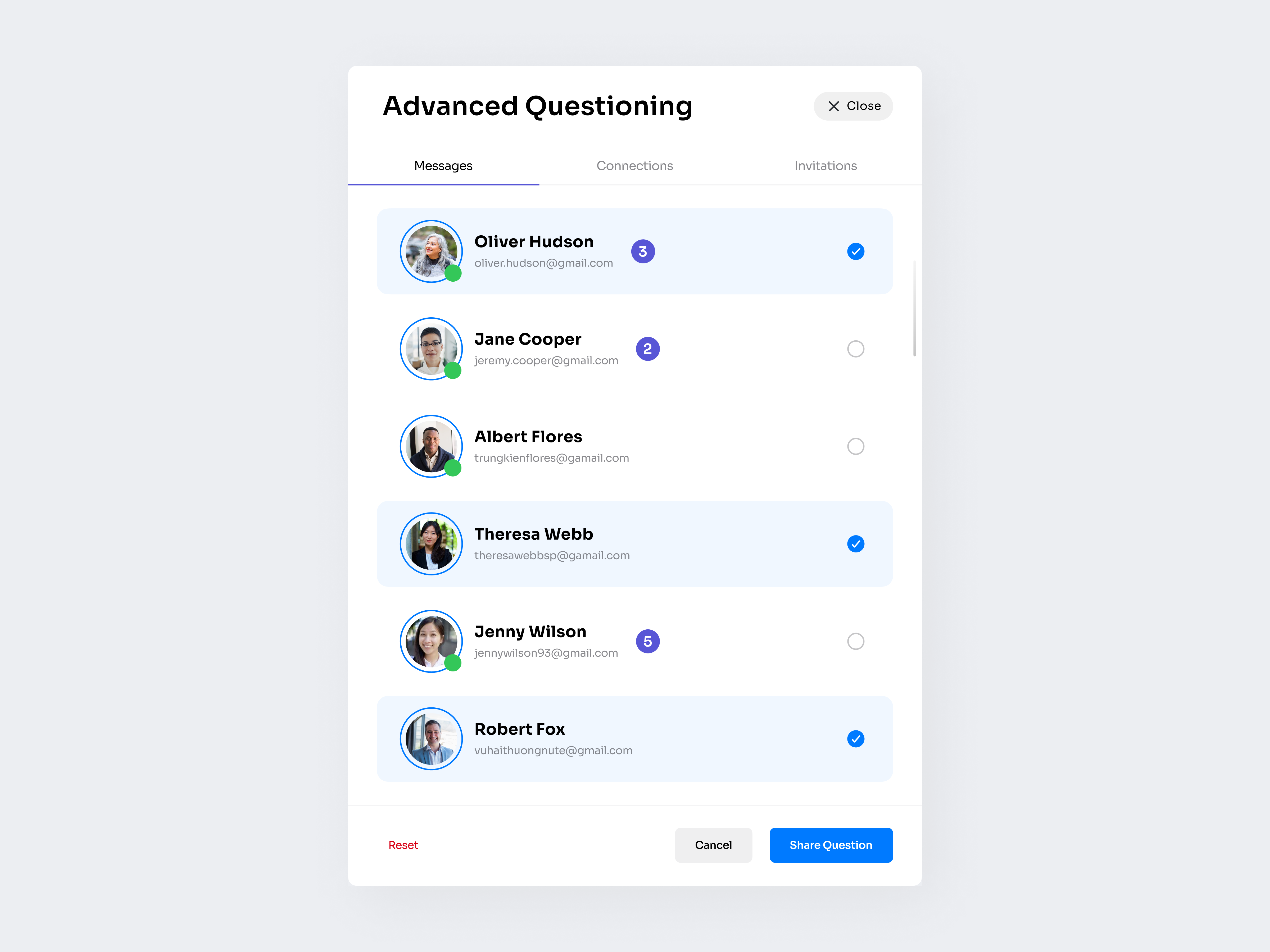 Modal Questioning - UI concept by Khazar Baghirov on Dribbble