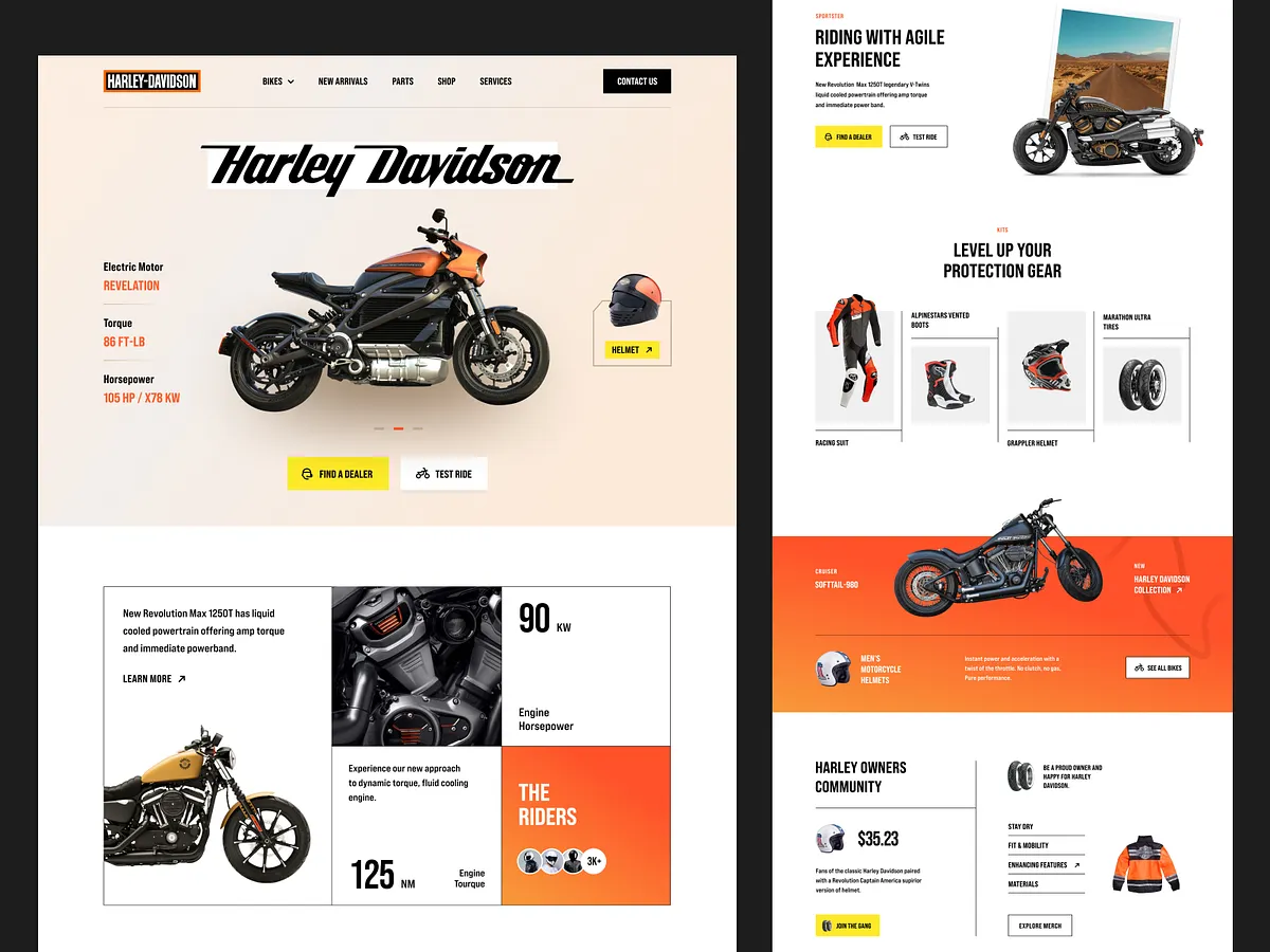 Bike Website designs, themes, templates and downloadable graphic ...