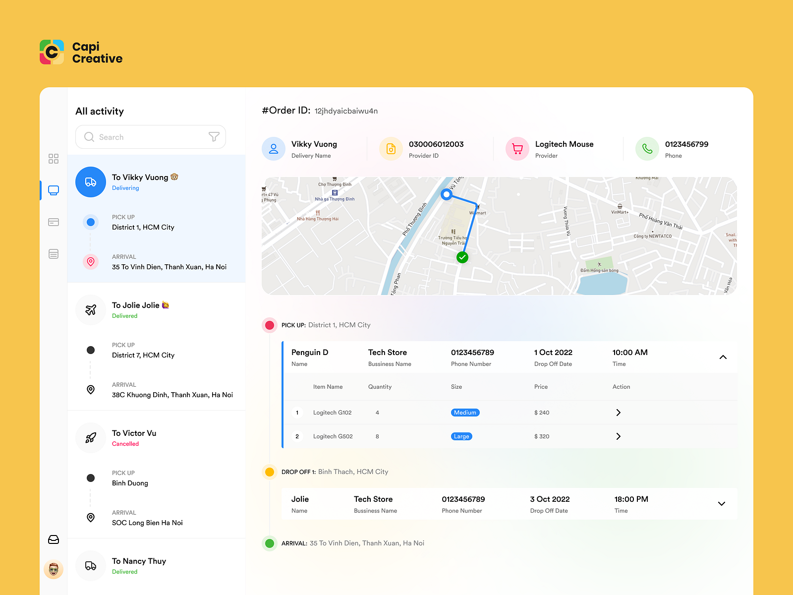 DropTracking - Mobile App UI Design by Capi Product for Capi Creative ...
