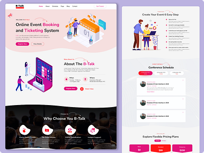 Event Home Page designs, themes, templates and downloadable graphic ...