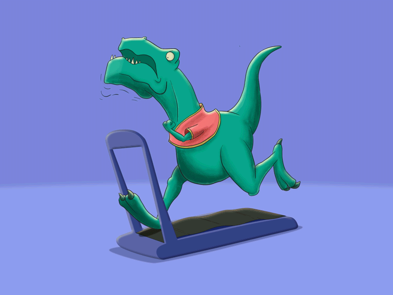 Dino Run! by Marco Tulio Rodrigues on Dribbble