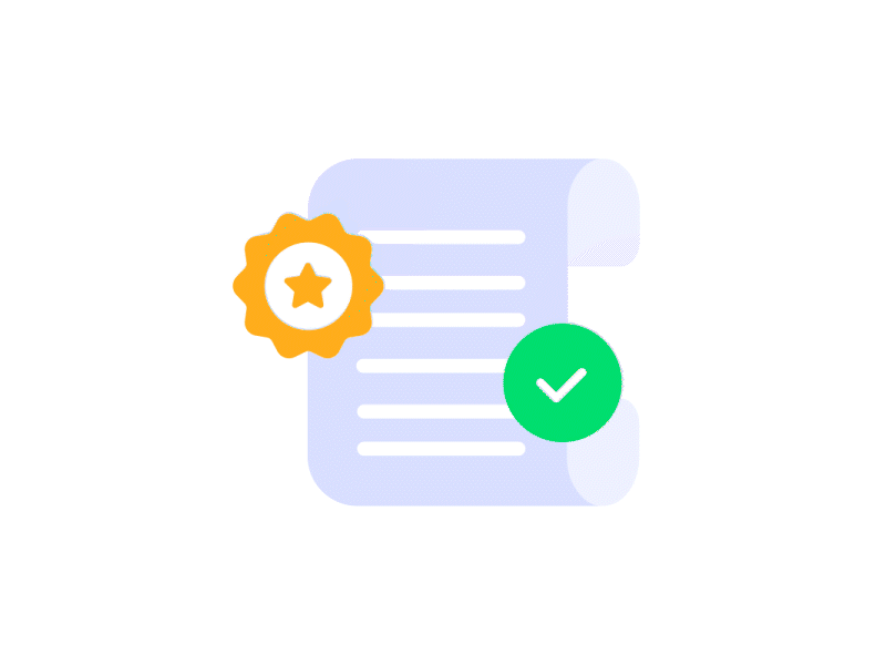 Certificate Verification Animation by Mahendra Bhunwal on Dribbble