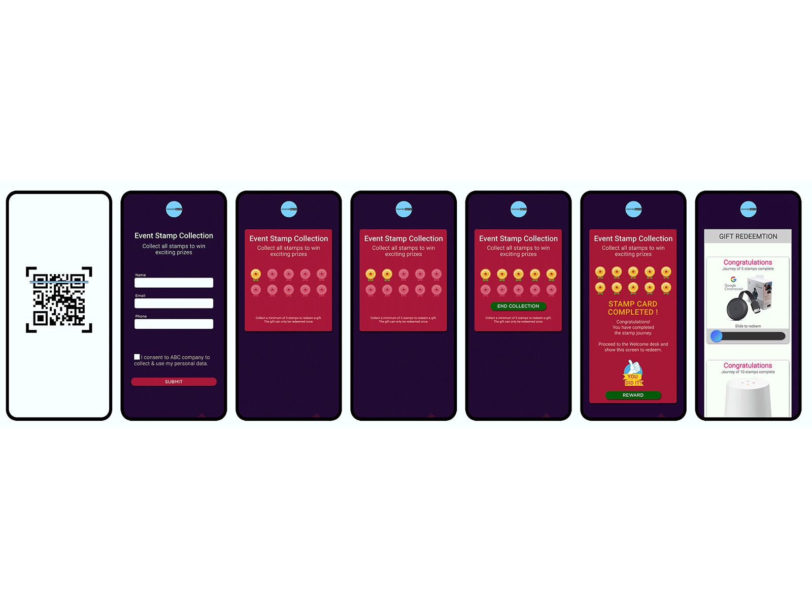 Stamp Collection by Vouchermatic on Dribbble