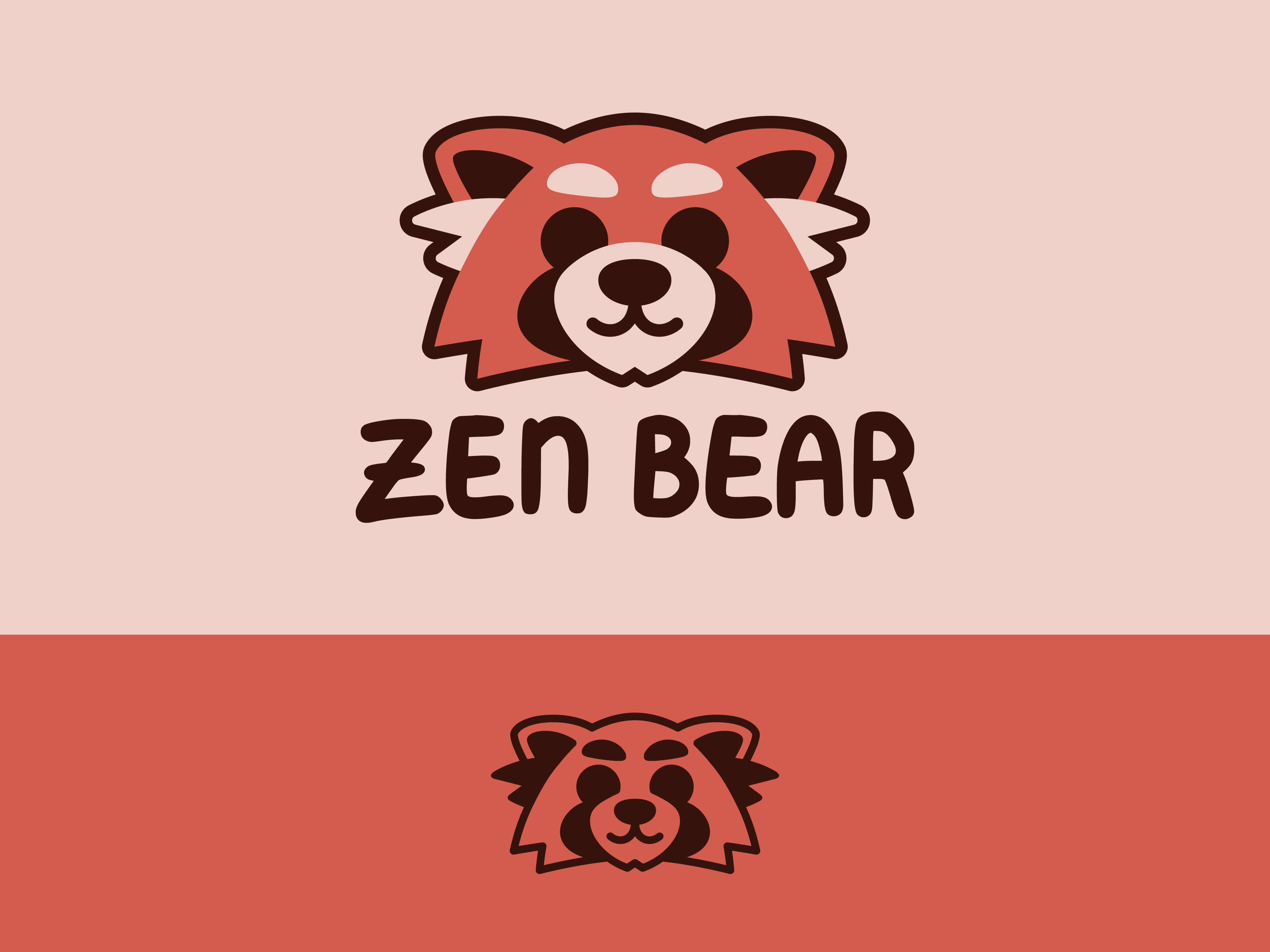 Zen Bear Logo by Sebastian Meehan on Dribbble
