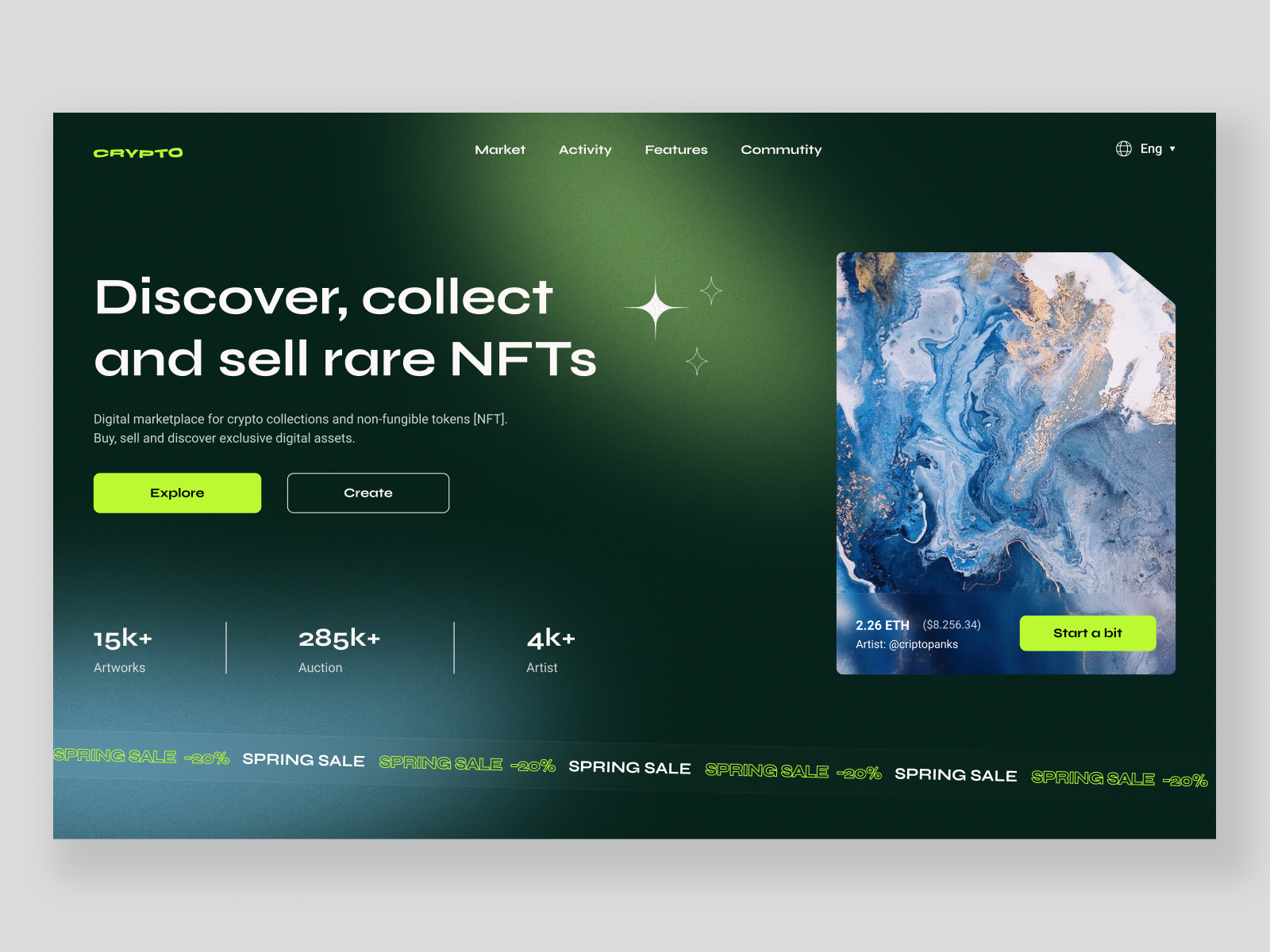 Crypto by Elvira Zubachevska on Dribbble