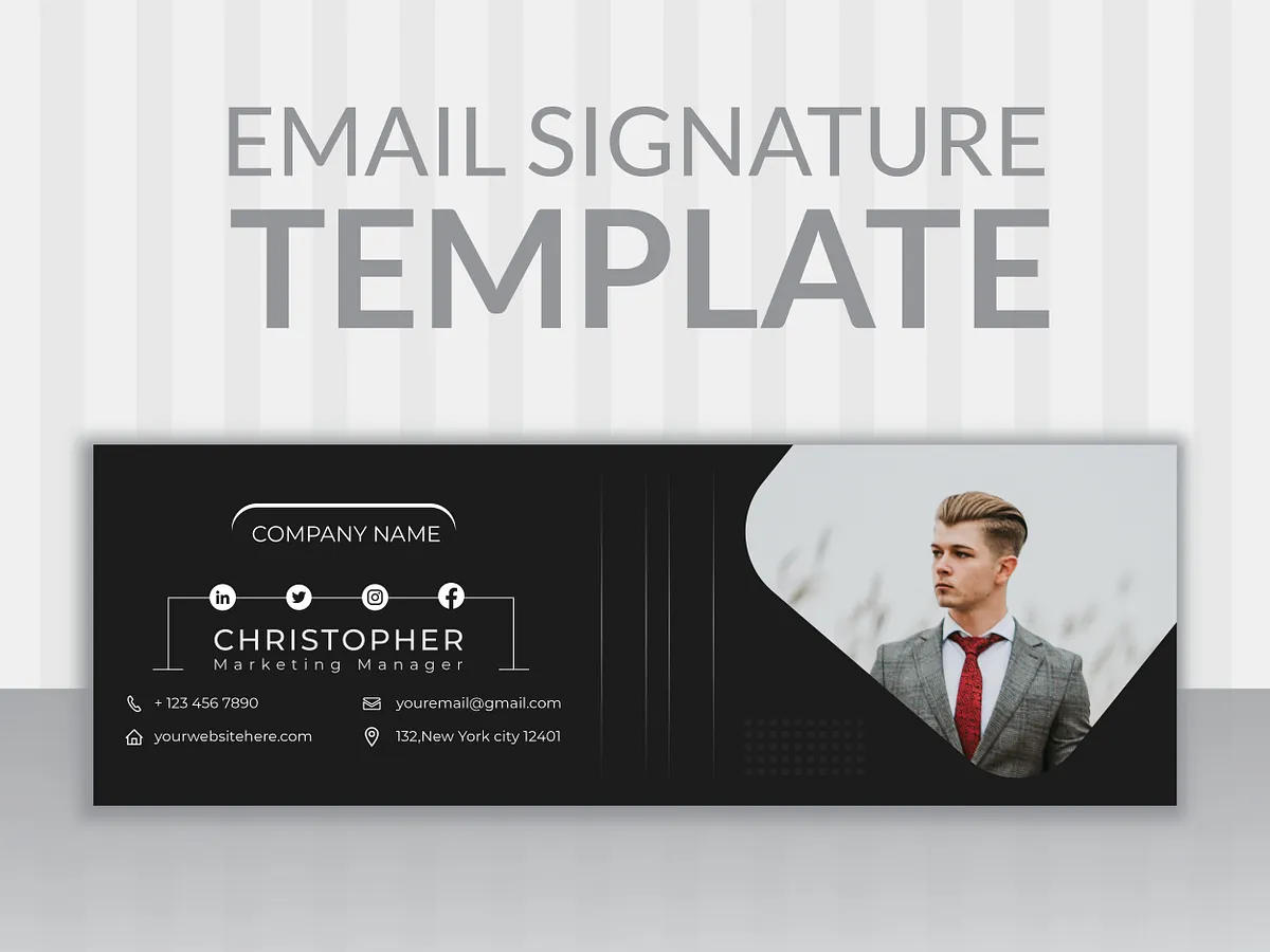 Business Email Signature designs, themes, templates and downloadable ...