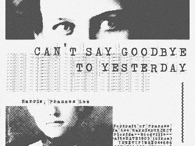 Can't Say Goodbye To Yesterday by Roko Ivanov on Dribbble
