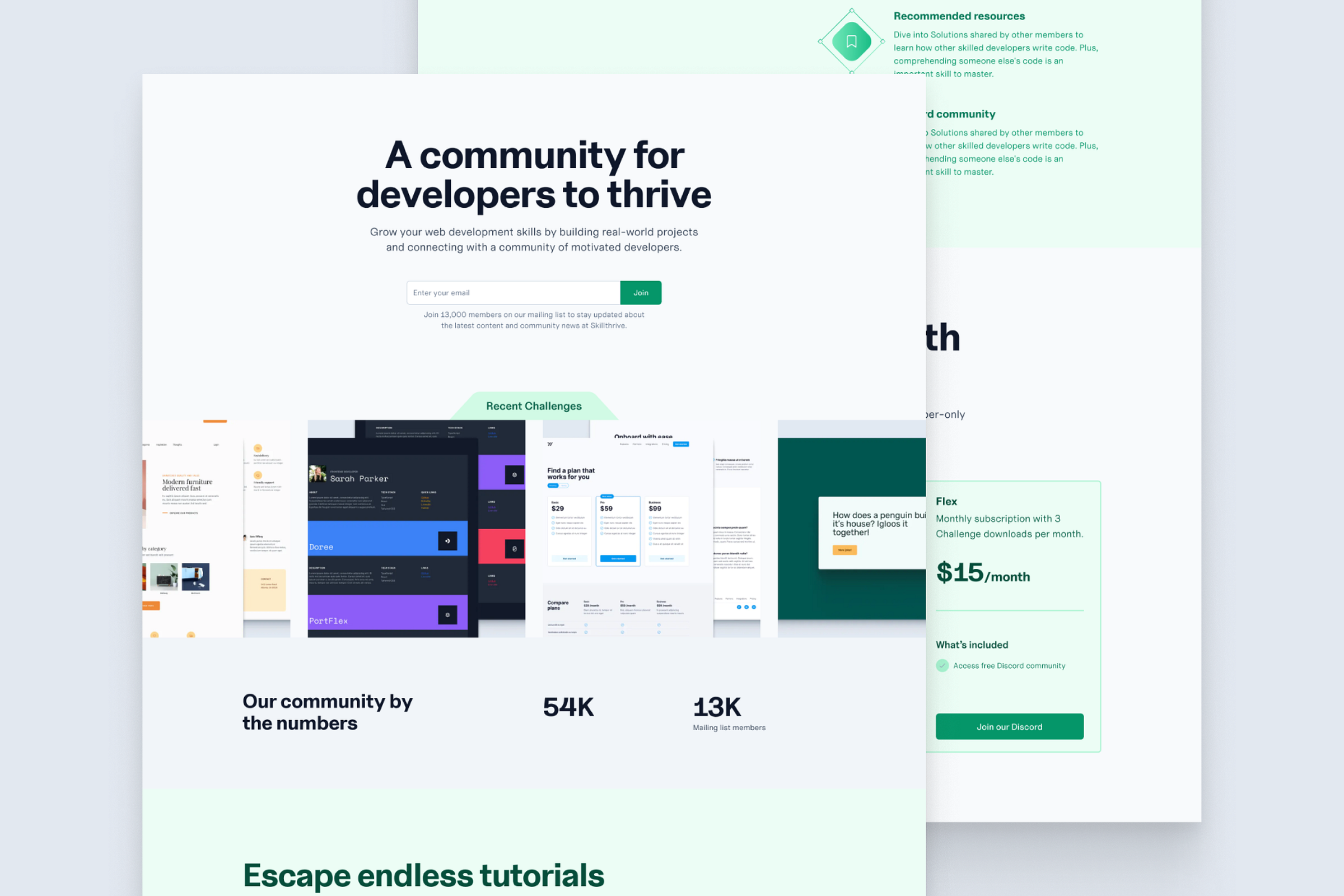 Skillthrive Homepage | Education Landing Page by Hunter Becton on Dribbble