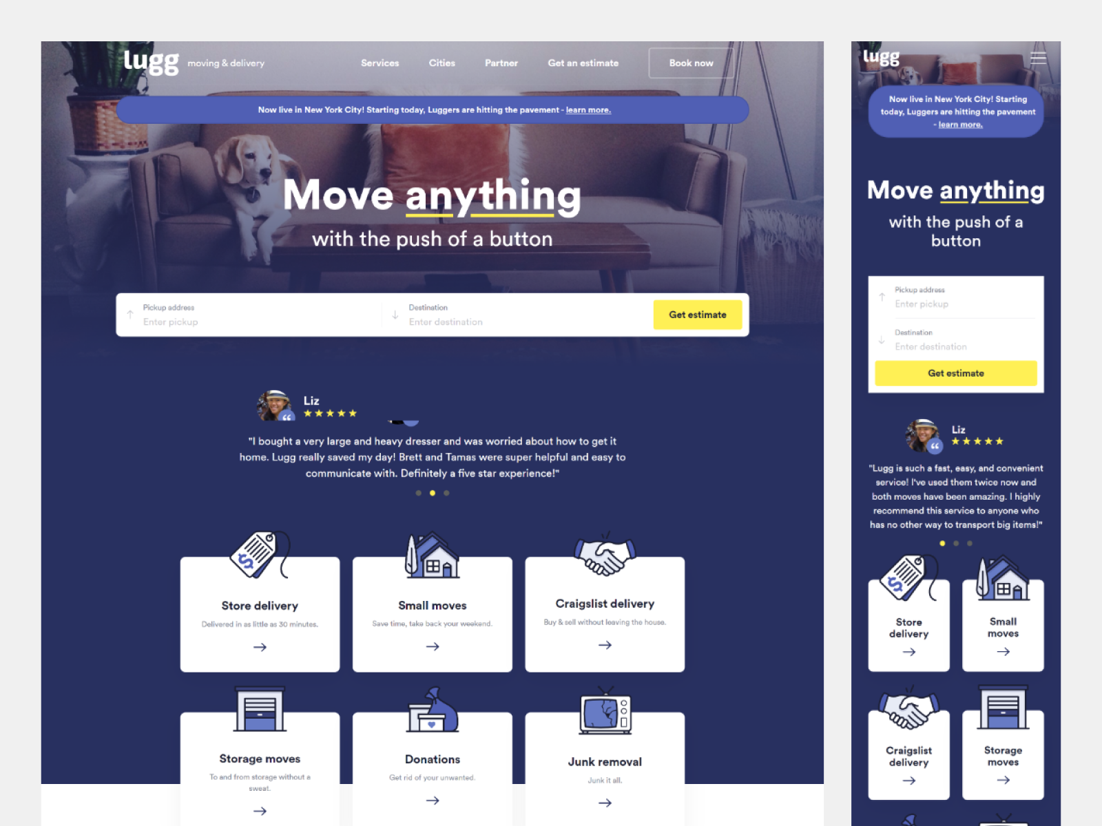 Logistics Transport Goods and Package Delivery Website by Vijay Ramola ...
