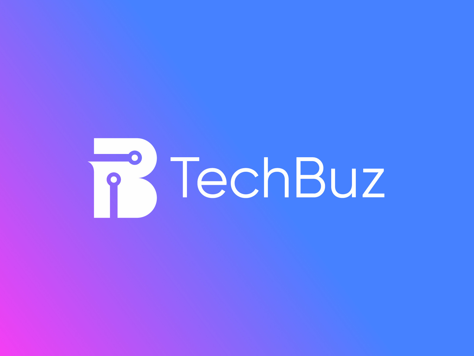 TechBuz logo l tech logo design by Masud - Logo Designer on Dribbble