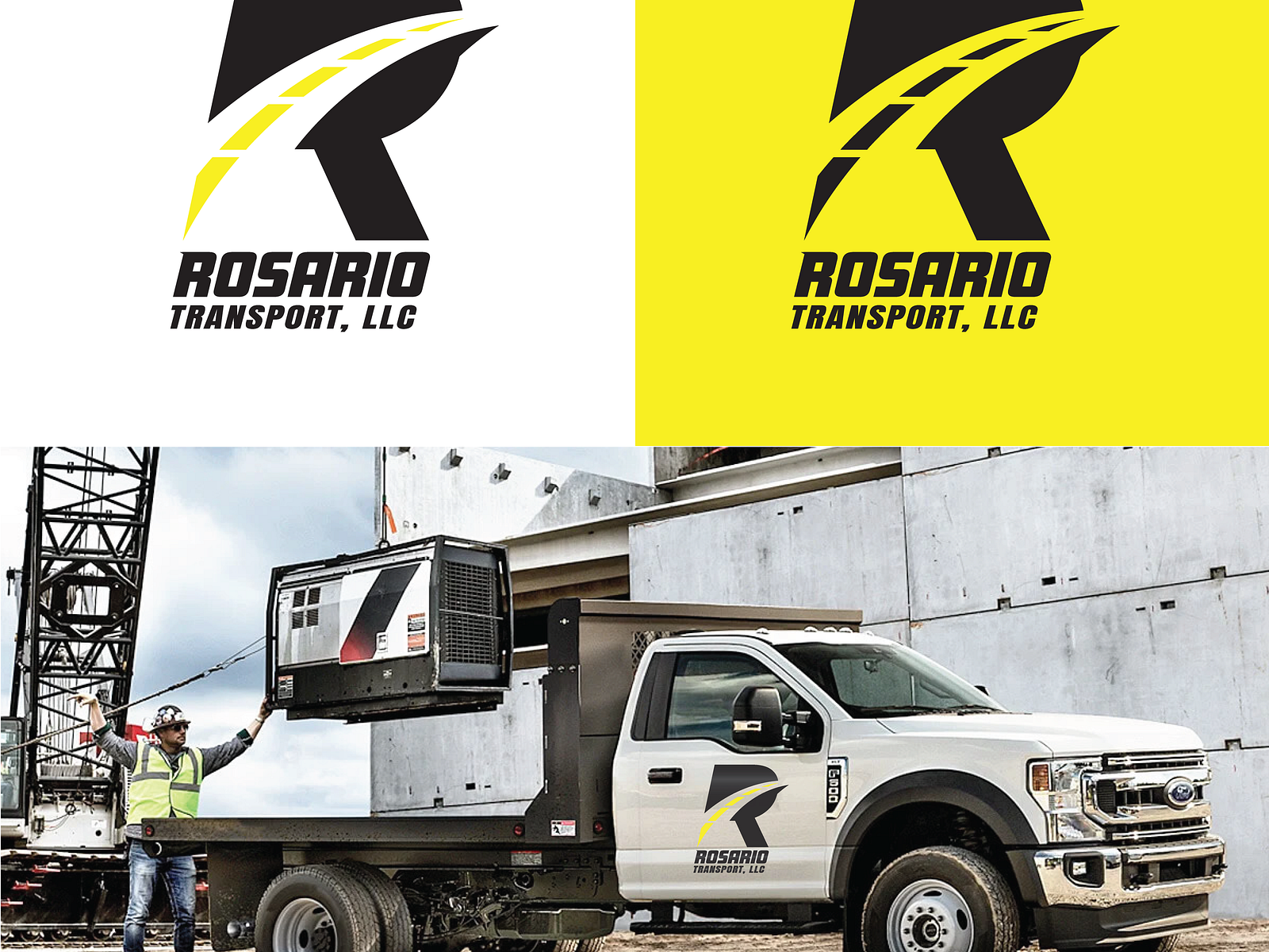 Rosario Transport Logo & Brand by Luis Gabriel Palau on Dribbble