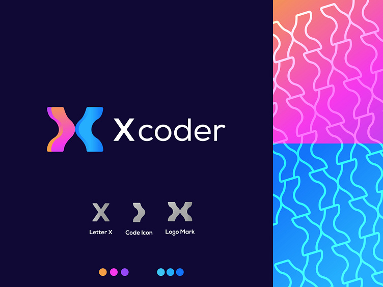 Xcoder Logo by Rony Ahmed | Freelance Logo & identity Designer® on Dribbble