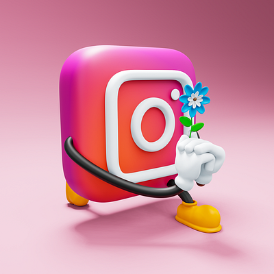 Instagram 3D Icons designs, themes, templates and downloadable graphic ...