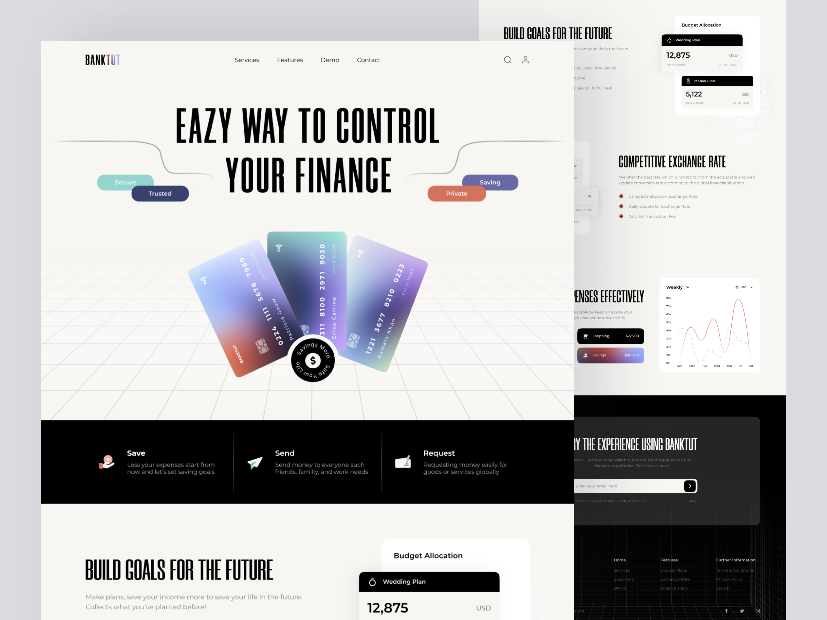 Banking Feature designs, themes, templates and downloadable graphic ...