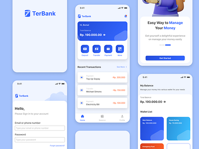 Digital Bank App Design Concept by Boma Bromodipati on Dribbble