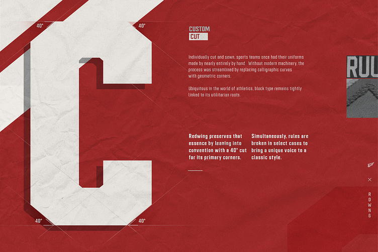 Redwing | Athletic Block Font by Jeremy Nelson on Dribbble