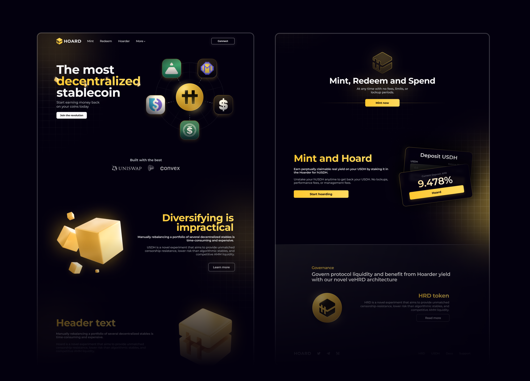 Hoard - Brand Design by Sauced on Dribbble