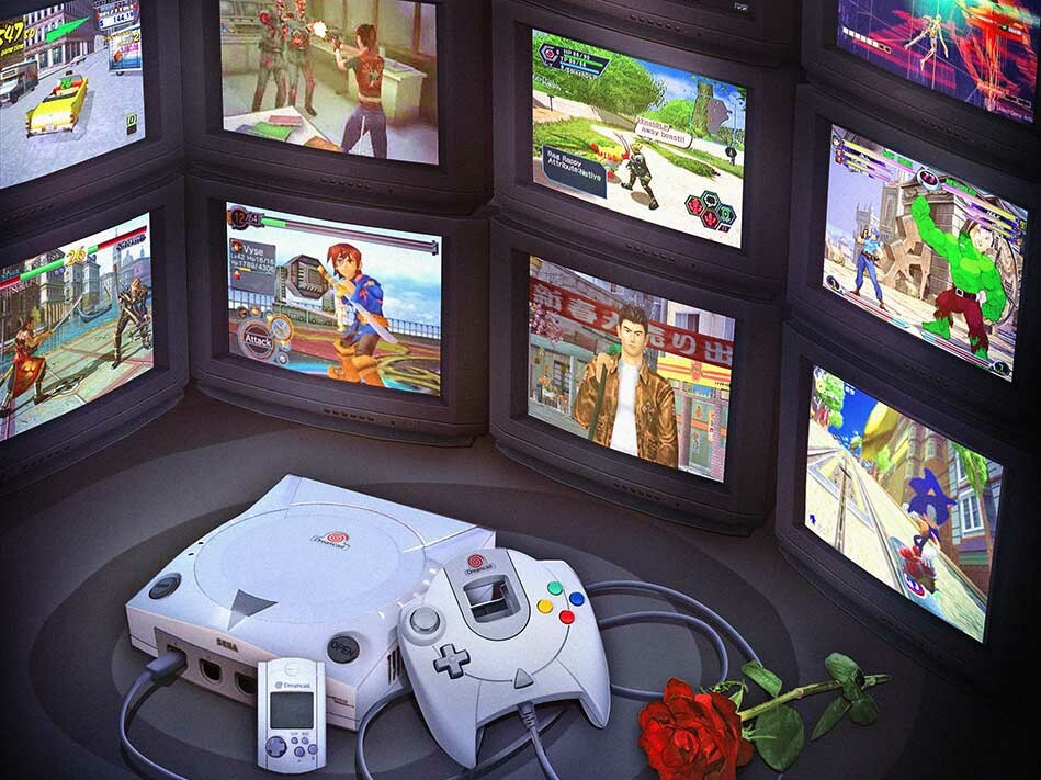 The Sega Dreamcast By Rachid Lotf On Dribbble