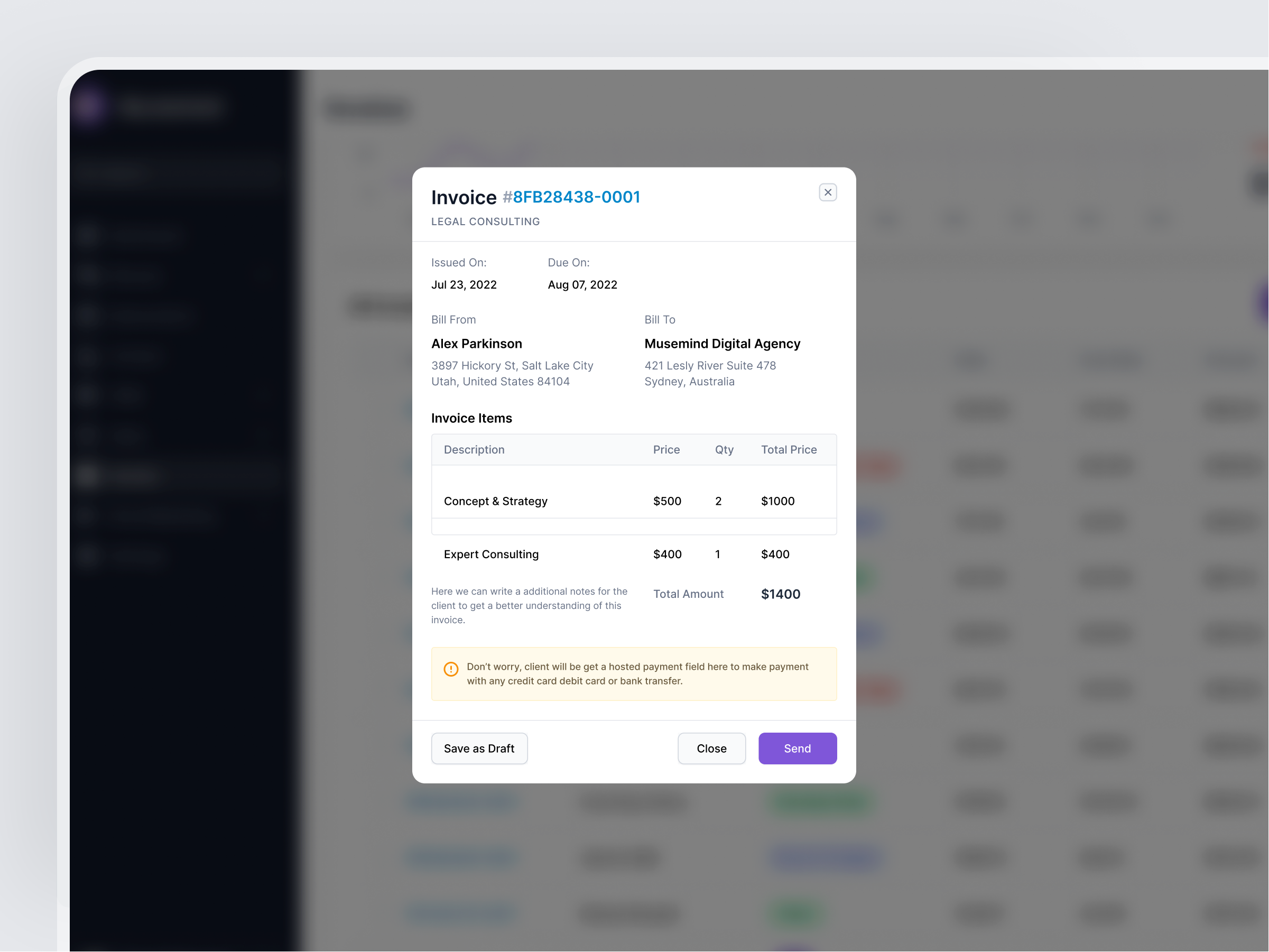 MicroBooks - CRM Invoicing Design Revamp by Musemind SaaS for Musemind ...