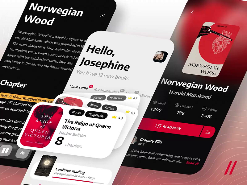 Browse thousands of Book App images for design inspiration | Dribbble