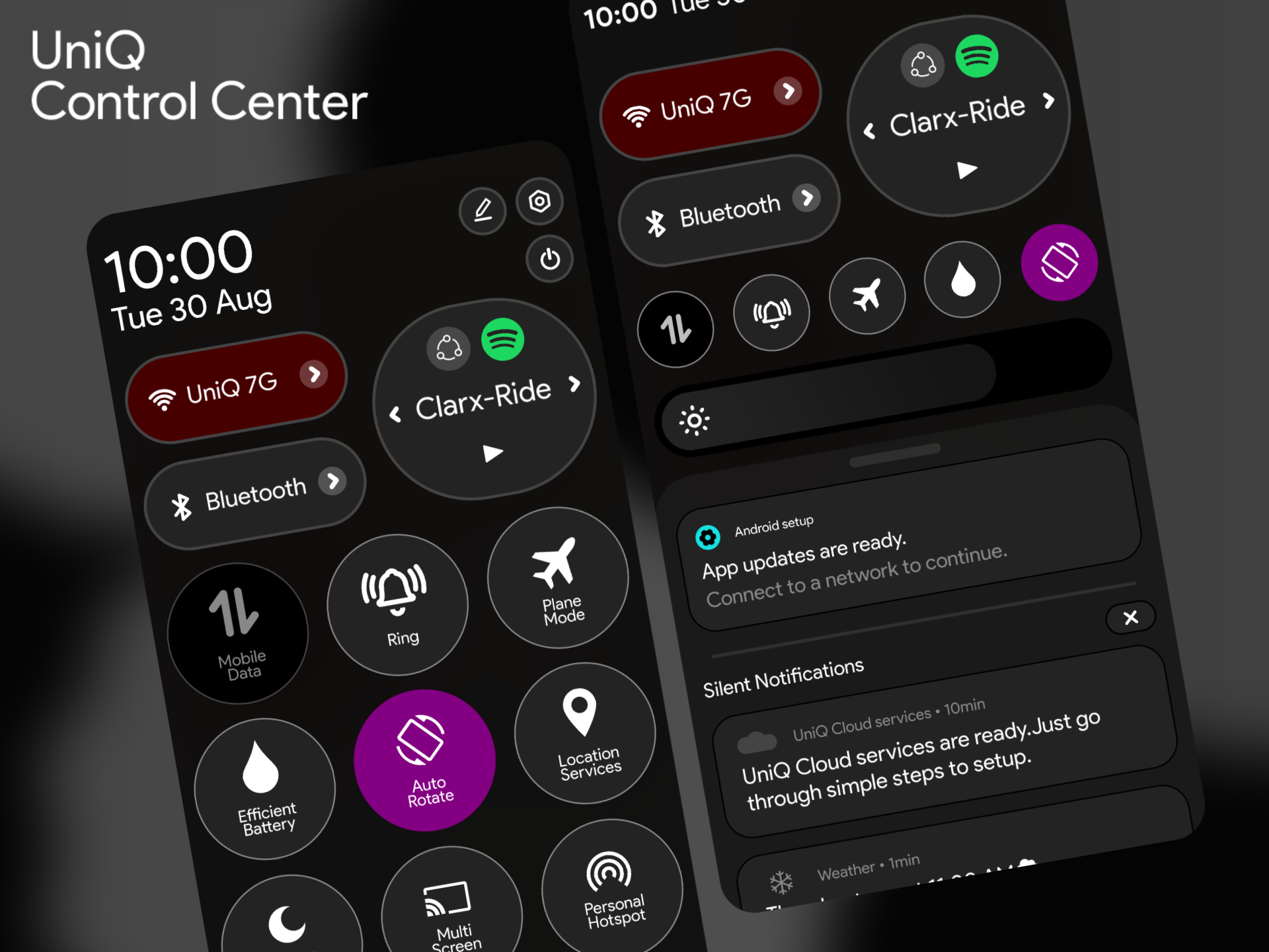 Control Center by CreepSmile on Dribbble