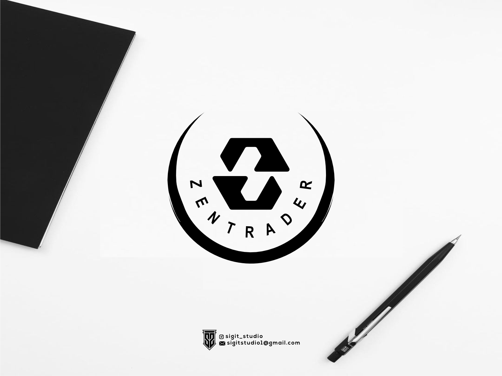 zentrader logo concept by sigit_studio on Dribbble