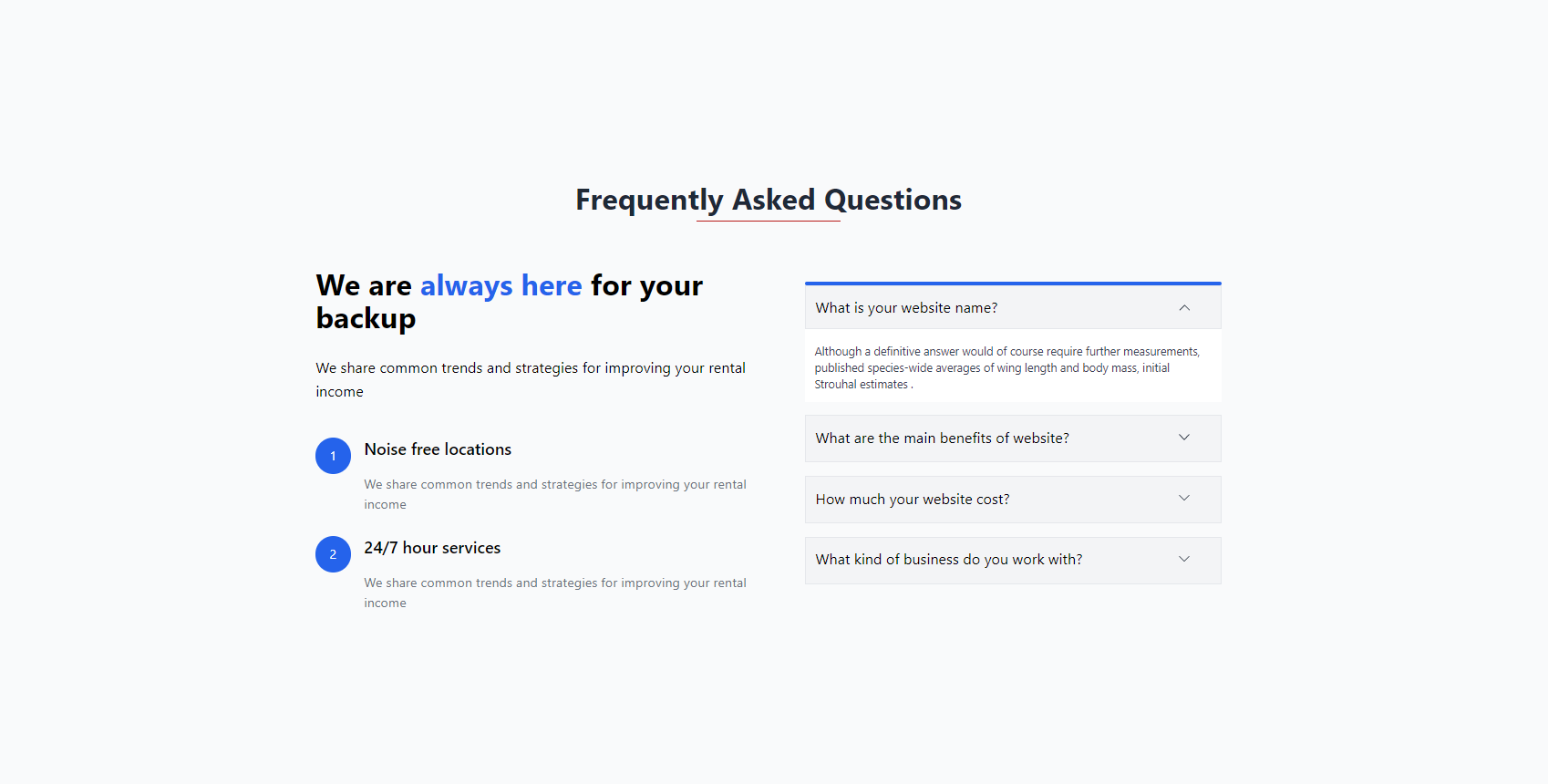 Tailwind CSS FAQ by Yujesh K C on Dribbble