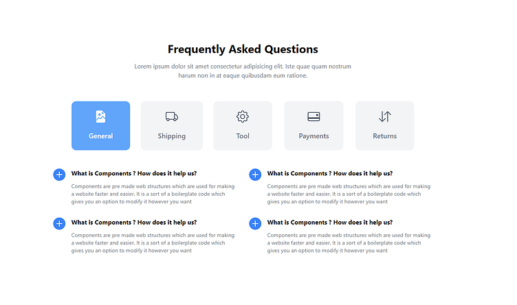 Tailwind CSS FAQ by Yujesh K C on Dribbble