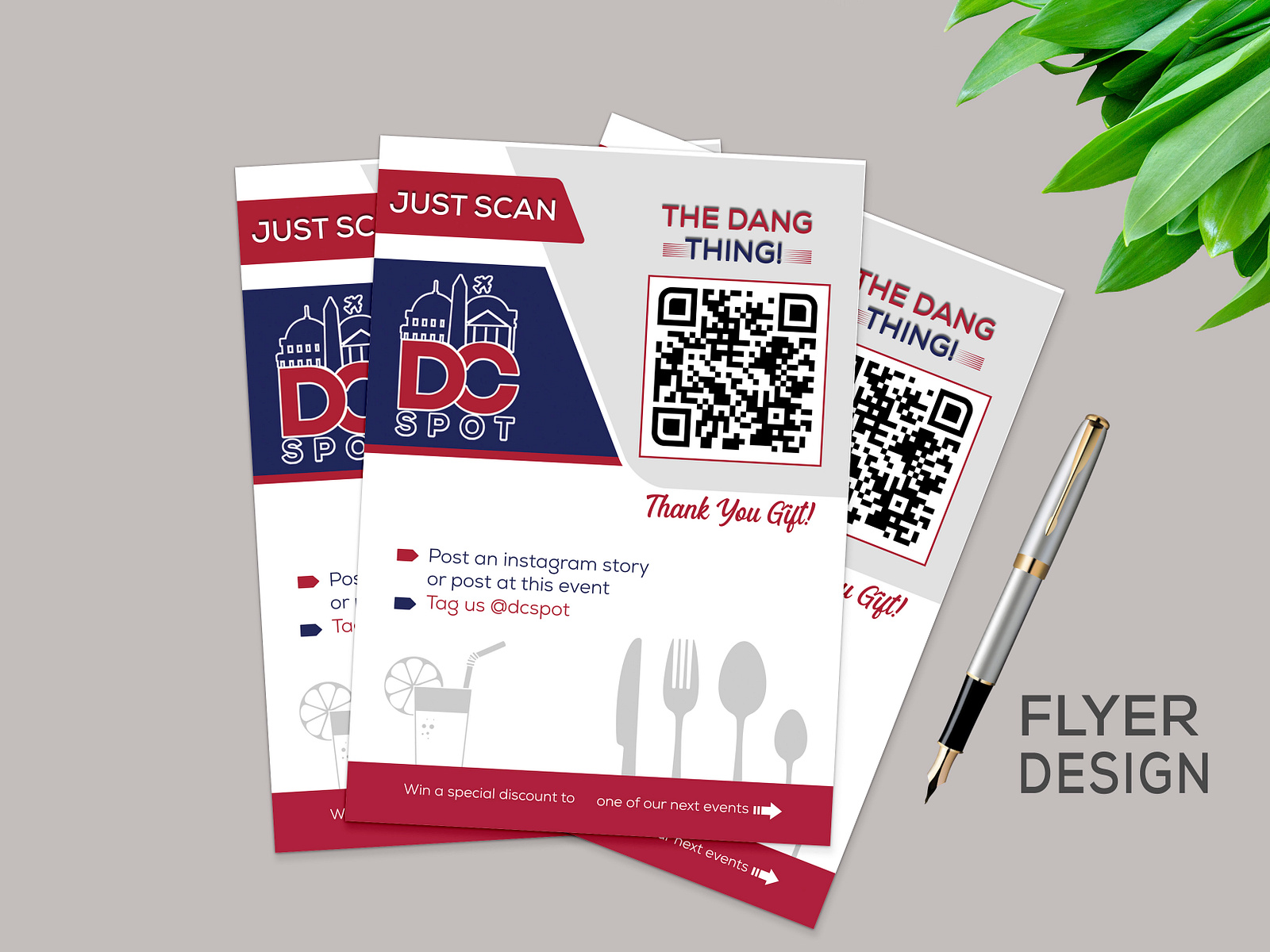 Create a d c spot flyer design by Minhaz Mondal. on Dribbble